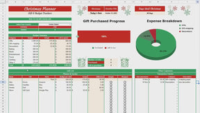 Holiday Planner Budget Spreadsheet Google Sheets and Excel Template